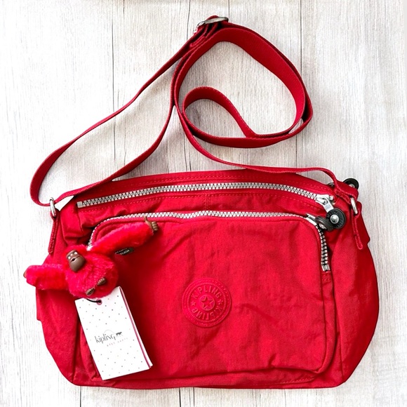 Kipling | Bags | Kipling Cherry Red Crossbody Bag Nwt | Poshmark
